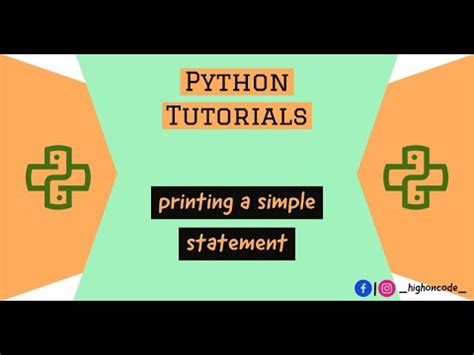 PYTHON Part Print Statement In Python How To Print A Simple Statement In Python