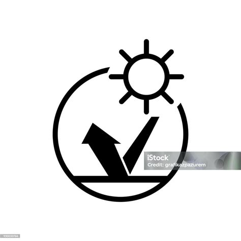 Sun Proof Icon Vector Illustration Stock Illustration Download Image Now Design Icon