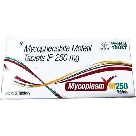 Oncology Segment 250mg Mycophenolate Mofetil Tablets Ip Wholesale