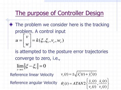 PPT Unit Controller Design Of Mobile Robot PowerPoint Presentation ID