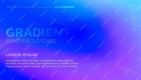 Premium Vector Vector Gradient Abstract Background Template With Text