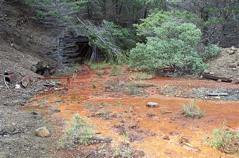 Helen Mine Adit Mine Drainage And Iron Oxyhydroxide Precipitate Sample Download Scientific