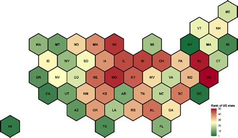 Final Composite Ranks Of Us States Across Estimation Approaches Download Scientific Diagram