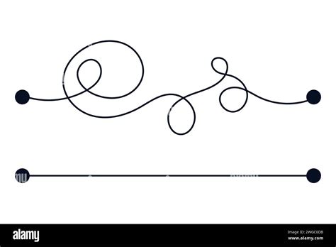 Line Mind Process Complicated And Easy Ways Difficult And Simple Process Doodle Style Isolated