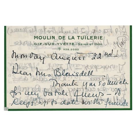Wallis Duchess Of Windsor Autograph Letter Signed