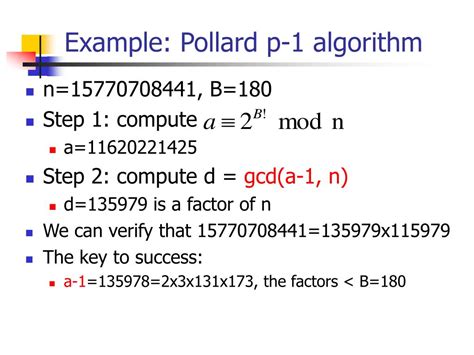 Ppt Factoring Algorithms Powerpoint Presentation Free Download Id