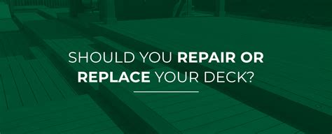 Should You Repair Or Replace Your Deck NewTechWood