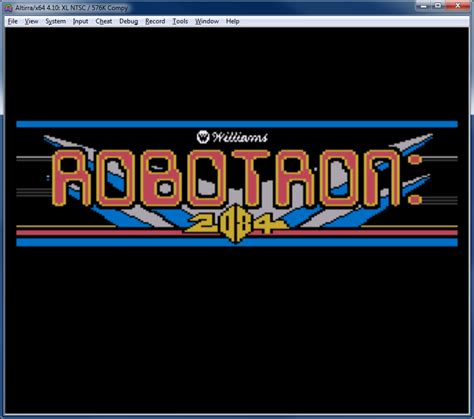 robotron 2084 title marquee atari 8 bit computers atariage forums