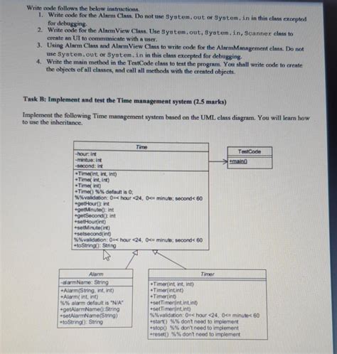 Solved Task A Implement And Test The Alarm Management Chegg