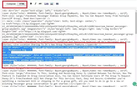 how to add adsense in post content in blogger quora