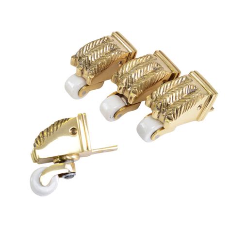 Brass Castors For Furniture Elegant And Durable Castor Solutions Livedale