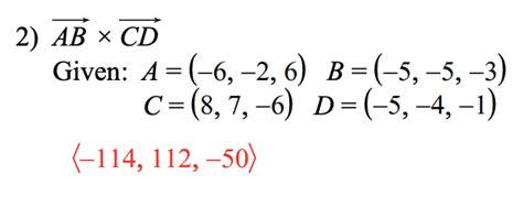 Where Am I Going Wrong Vectors Cross Product R Askmath