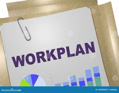 Workplan Professional Concept Stock Illustration Illustration Of