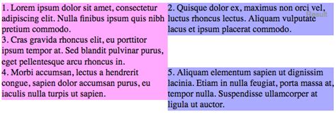 Html How To Split Divs Into Columns Based Upon Screen Width Stack Overflow