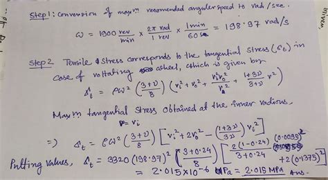 Solved The Maximum Recommended Speed For A 275 Mm Diameter Abrasive Course Hero
