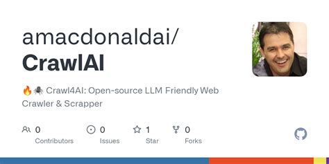 Github Amacdonaldaicrawlai 🔥🕷️ Crawl4ai Open Source Llm Friendly Web Crawler And Scrapper