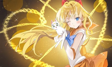 Aino Minako Sailor Venus And Artemis Bishoujo Senshi Sailor Moon