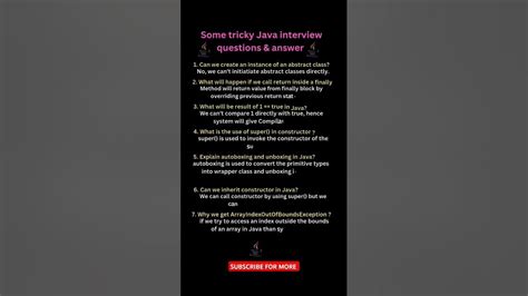 Java Interview Insights Shorts Javatutorial Coding Movie Python Youtube