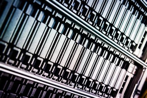 Cluster Of Data Storage Ssd Hard Drives Inside Server Rack Stock Image Image Of Hard Disk