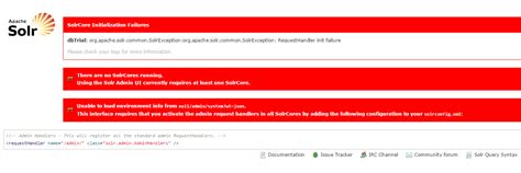 Java Solr 41 Core Initialization Failure Stack Overflow