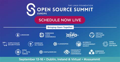 The Linux Foundation Announces Conference Schedule For Open Source Summit Europe 2022 Linux