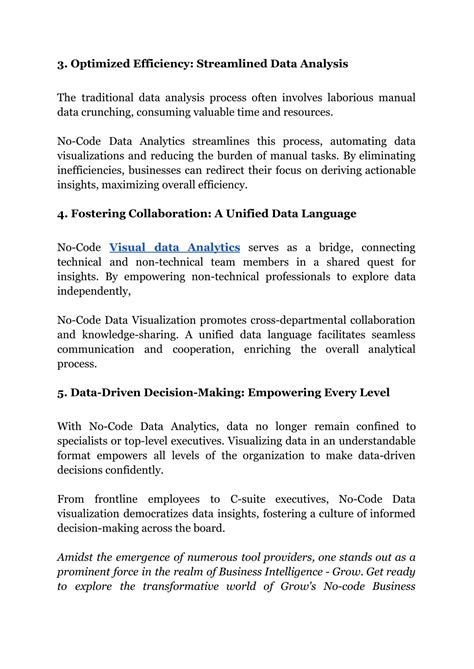 Ppt 21st Century Data Analysis No Code Visual Analytics Powerpoint Presentation Id12338377