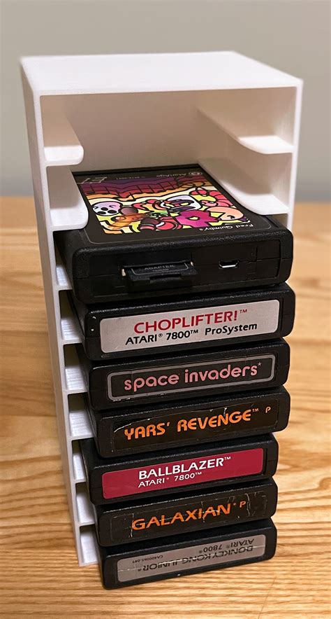 🕹️ Atari 7800 10x Cartridge Storage・ Stl File For 3d Printing・cults