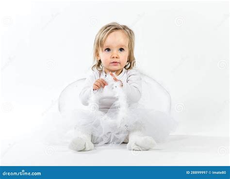 Blond Angel Stock Image Image Of Caucasian Hair Cheerful