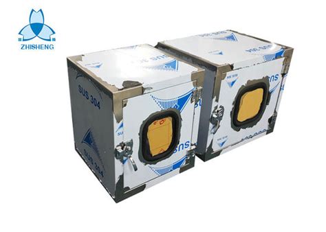 stainless steel 304 static clean room pass box with embedded door