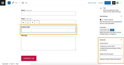 Jetpack Contact Forms Jetpack Crm