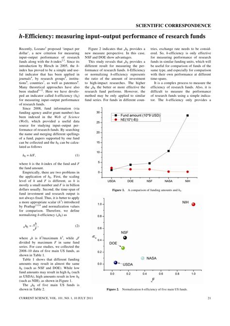pdf h efficiency measuring input output performance of research funds