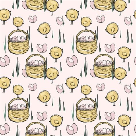 Premium Vector Vector Hand Drawn Seamless Pattern With Many Little