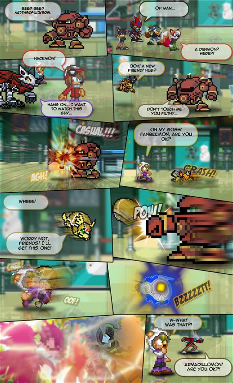Digimon Saviors Comic Fury Comic Fury Webcomic Hosting