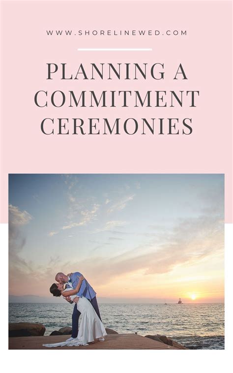 Commitment Ceremony Planning