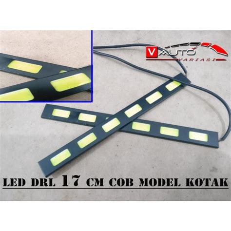 Jual Lampu Led Drl Cob Cm Lampu Led Daytime Running Light Model C Vaut Ayo Beli Shopee