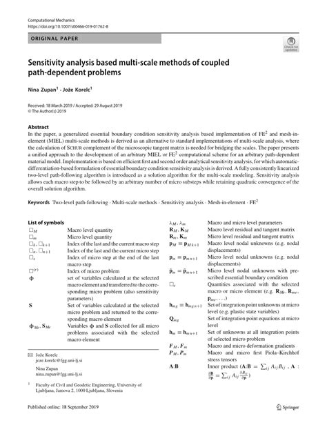 pdf sensitivity analysis based multi scale methods of coupled path