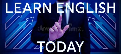 sign displaying learn english today business overview gain or acquire