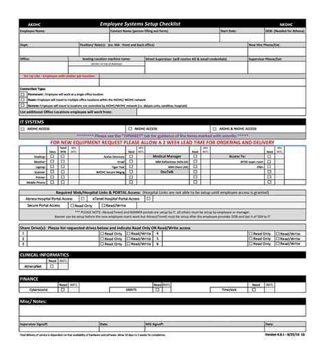 Employee Termination Procedure Checklist Template Excel Download