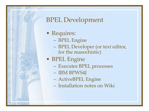 Ppt Bpel Development With Activebpel Powerpoint Presentation Free