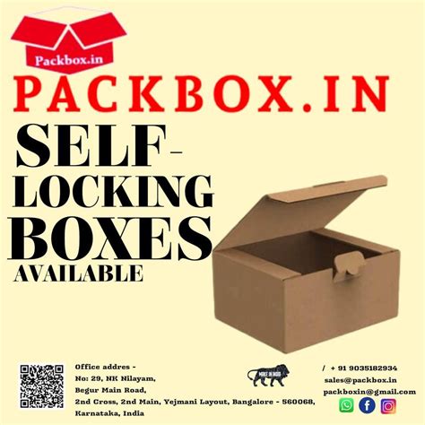 Self Locking Corrugated Boxes Packbox Bangalore 2 August To 16 August