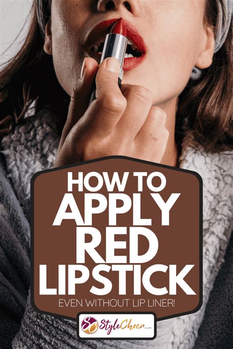 How To Apply Red Lipstick Even Without Lip Liner Stylecheer Com