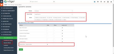 Related Blocks And Lists Extension For Vtiger 7 Is Compatible With