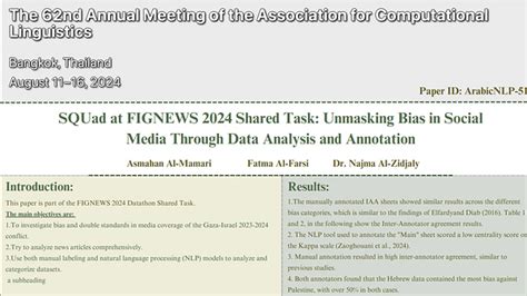 Squad At Fignews 2024 Shared Task Unmasking Bias In Social Media Through Data Analysis And