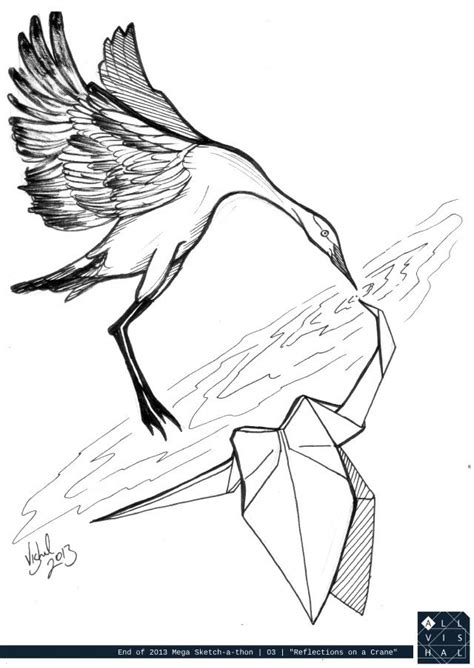Как нарисовать журавля в небе карандашом 95 фото
