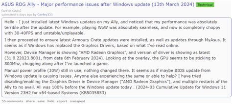 Windows Update Is Wreaking Havoc On AMD Ryzen Handhelds Try These Workarounds HotHardware