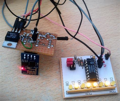 8 kanal i2c relais per wlan wifi steuern mit esp8266 webserver über