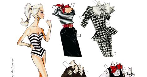 Miss Missy Paper Dolls Robert Best Barbie Paper Doll
