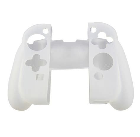 Funda Protector Silicona Comfort Grip Nintendo Switch Blanco Electronics Games Uruguay