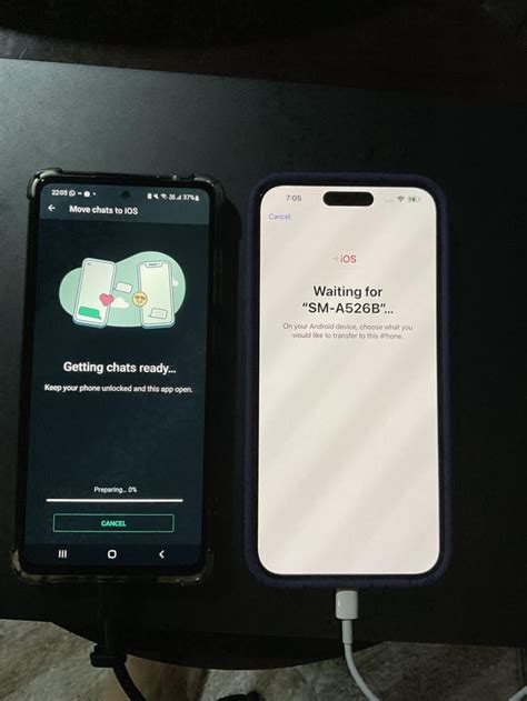 move to ios whatsapp transfer stuck on 0 r whatsapp