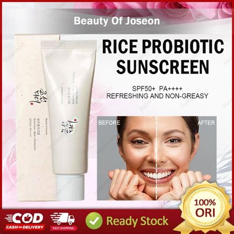 Jual Beauty Of Joseon Sunscreen Relief Sun: Rice + Probiotics SPF50+(50ml) | Shopee Indonesia